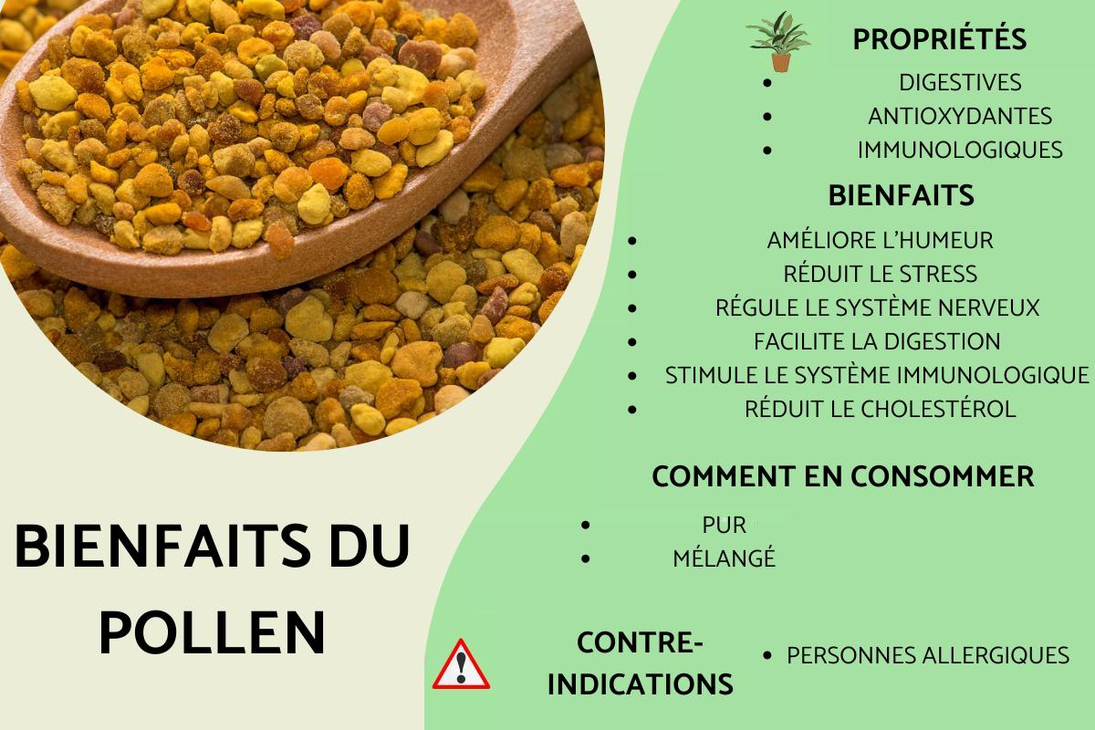 Bienfaits du pollen