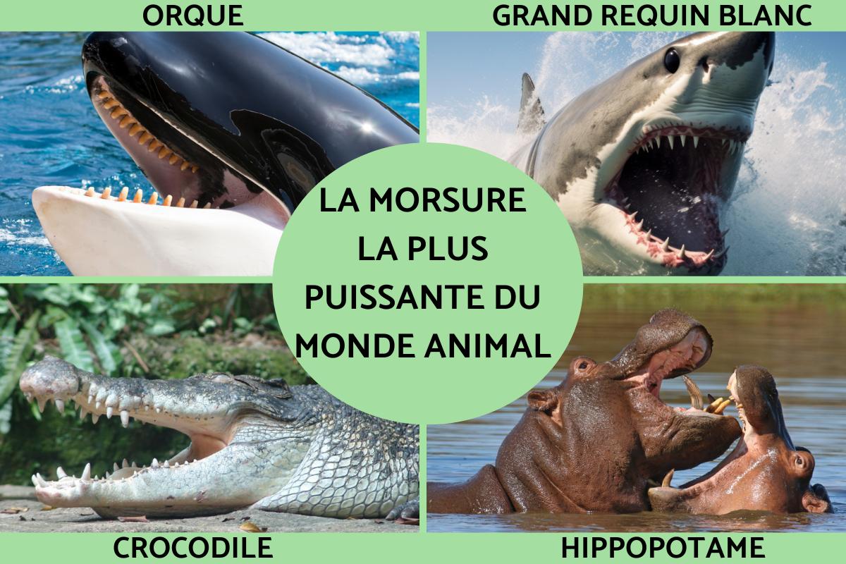 Les 10 MORSURES les PLUS PUISSANTES du MONDE