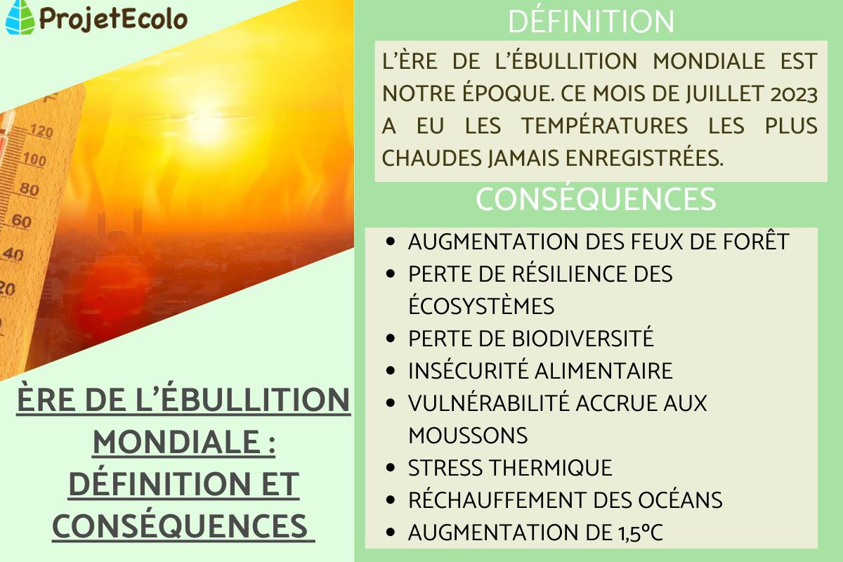 Ère de l'ébullition mondiale : Définition, conséquences et solutions