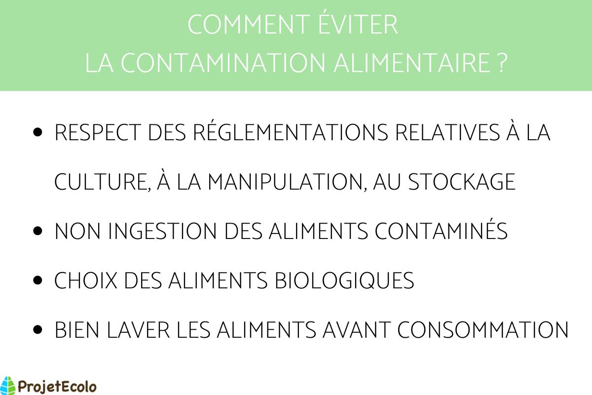 CONTAMINATION ALIMENTAIRE : DÉFINITION, TYPES et PRÉVENTION
