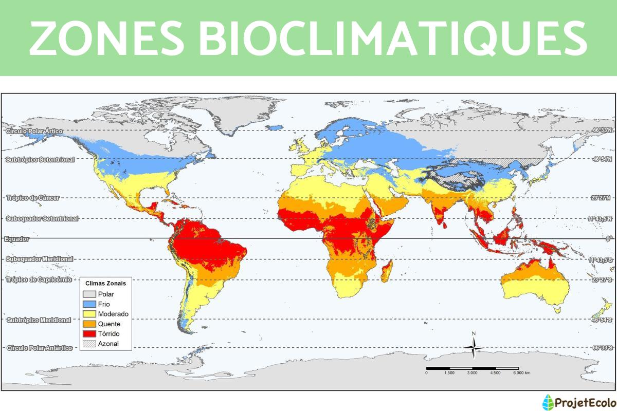 Zones bioclimatiques : Définition, carte et caractéristiques