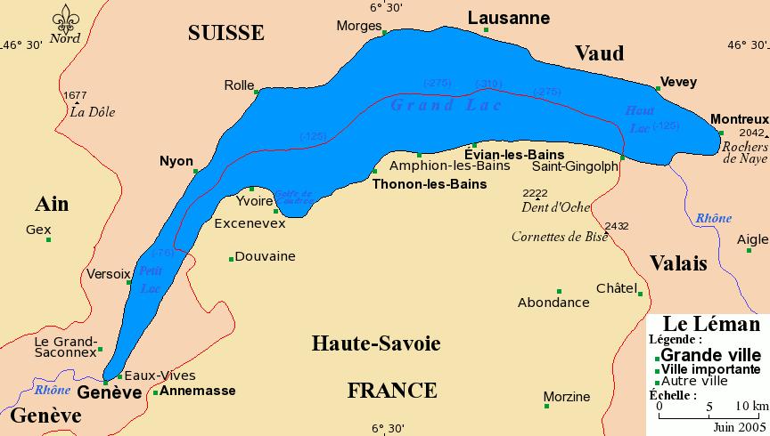 Quel est le plus grand lac de France
